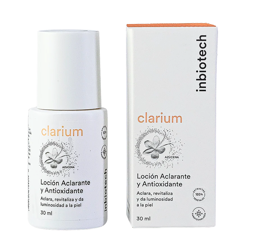 CLARIUM Locion Aclarante y Antioxidante Inbiotech 30 ml – SKN Farmacia