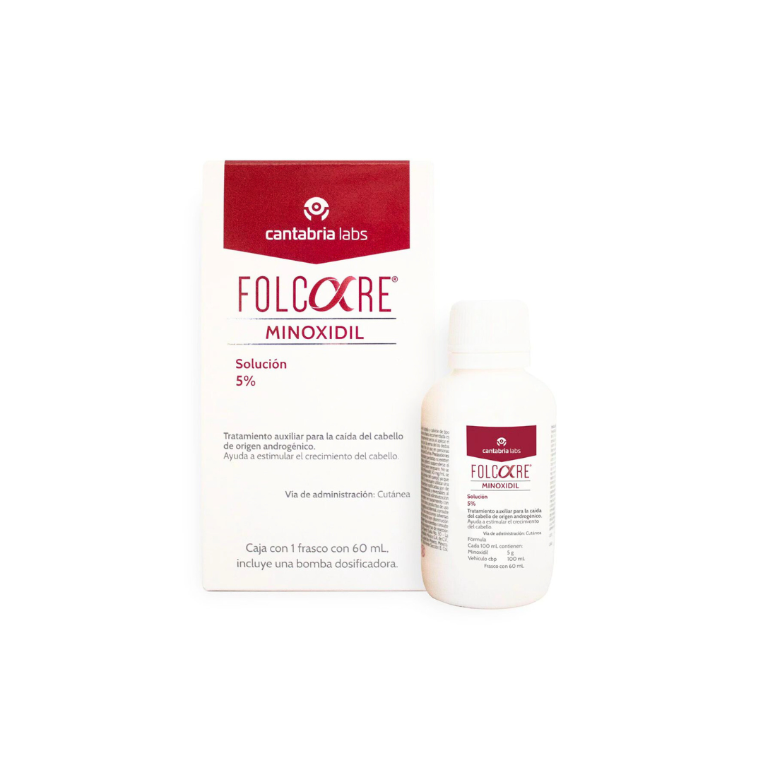 Minoxidil FOLCARE Solucion 5% Cantabria 60 ml – SKN Farmacia