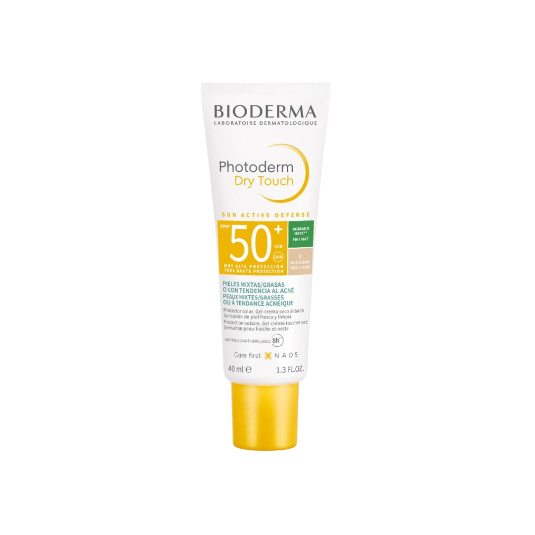 Protector Solar PHOTODERM Dry Touch FPS 50+ Muy Claro Bioderma 40 ml ...