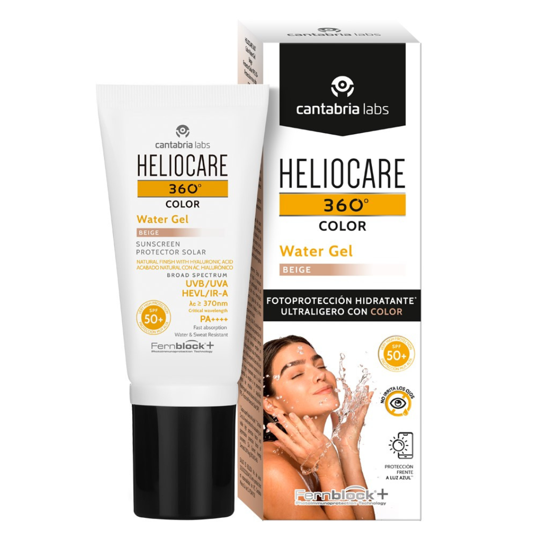 Protector Solar HELIOCARE 360 Water Gel Color SPF 50+ Cantabria 50 ml ...
