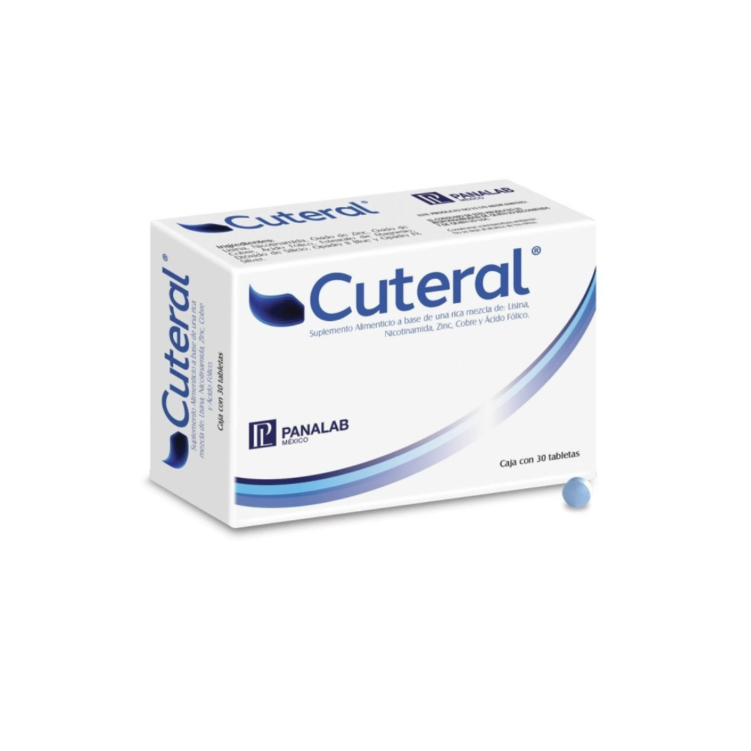 Suplemento CUTERAL 25 mg 30 Tabletas Panalab – SKN Farmacia